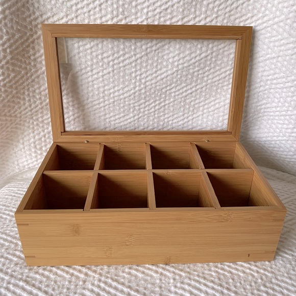 Storage & Organization | Natural Bamboo Display Case | Poshmark